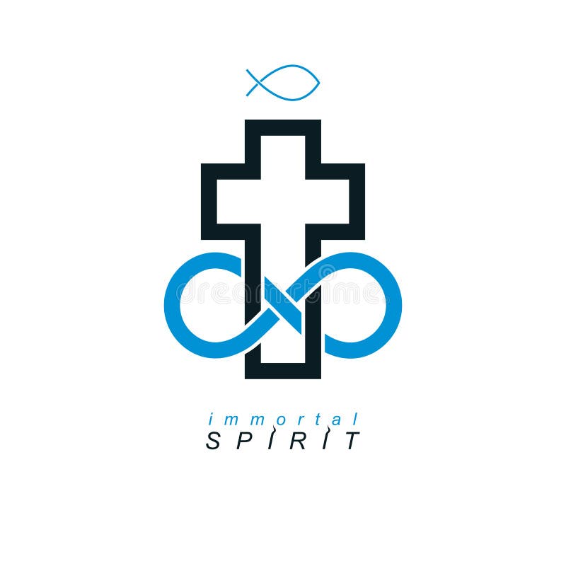 Everlasting Christian Love and True Belief in God Vector Creative ...