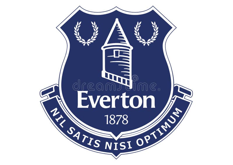Everton Logo fotografía editorial. Ilustración de mundo - 127685387