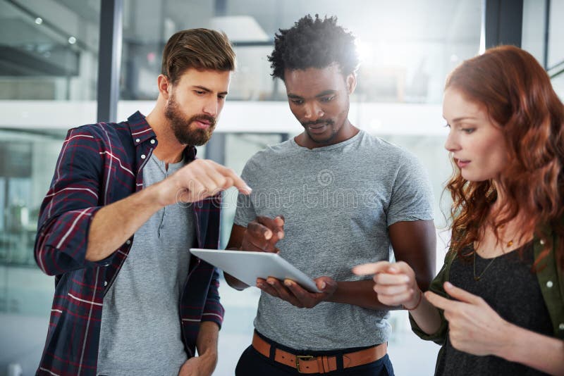 Every Business Needs Technology on Their Side. Three Young Creatives ...