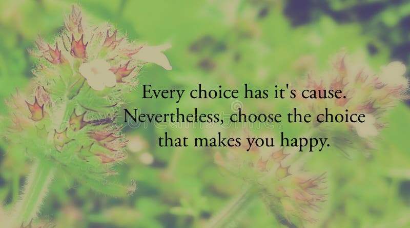 Every choice has its cause stock photo. Image of grass - 187962686