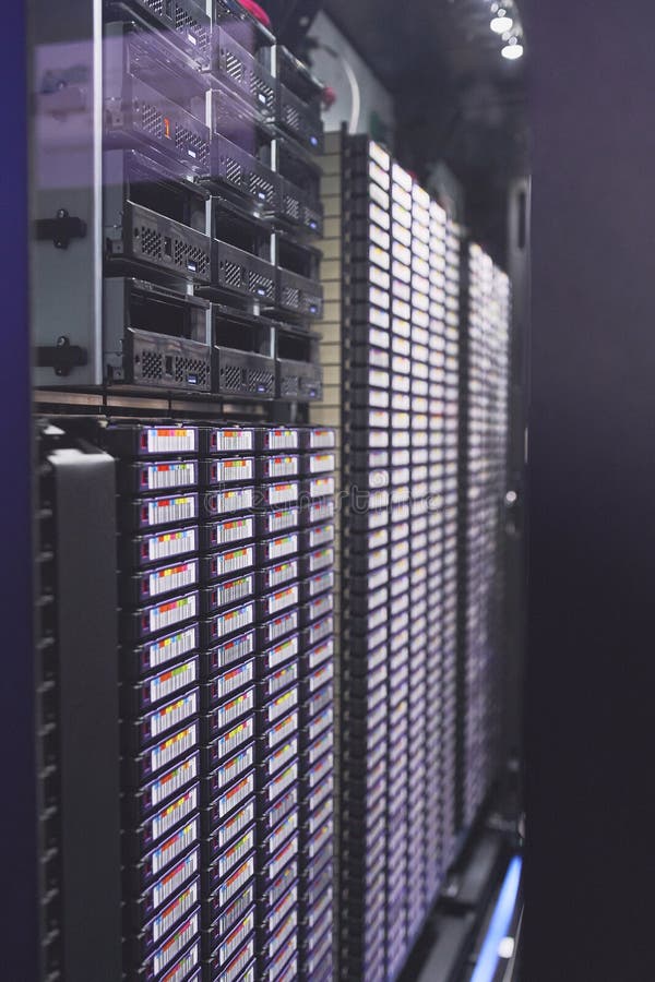 Every Component is Important. Electronic Equipment in an Empty Server ...