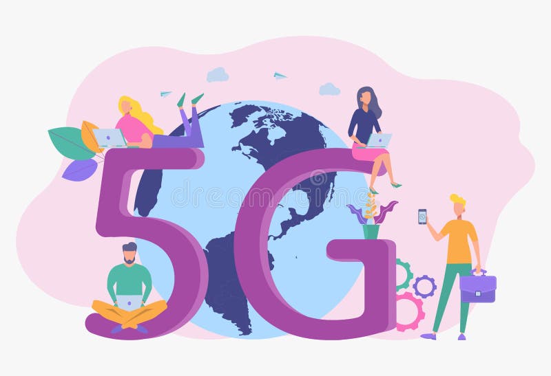 Every Mobile Device Uses 5g Technology. Modern 5g Mobile Communication ...