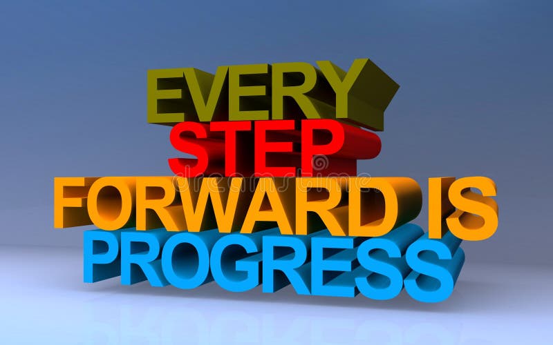 Every Step Forward Progress Blue Stock Photos - Free & Royalty-Free ...