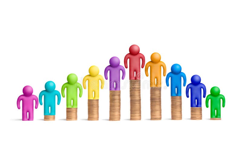 Everybody is different 2 stock illustration. Illustration of diversity ...