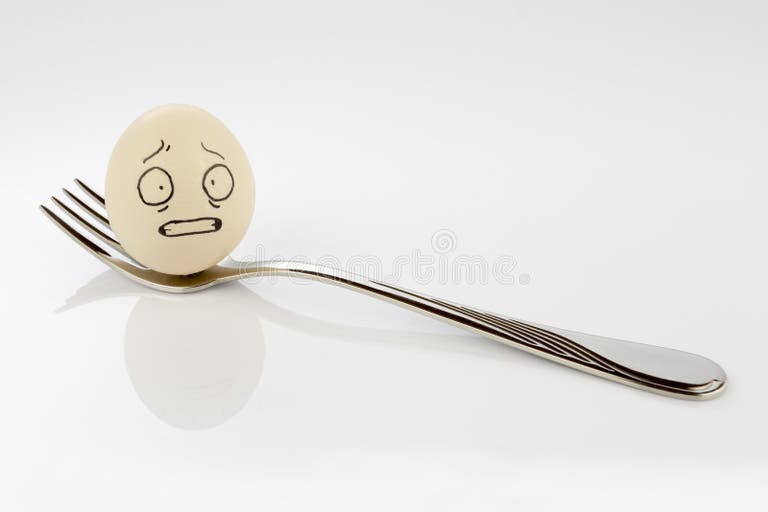 Anxiety on the fork stock image. Image of difficulties - 111513537