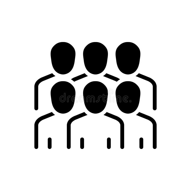 Black Solid Icon for Everyday, People and Personal Stock Vector ...