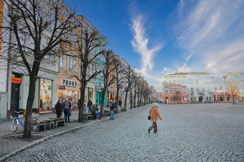 Everyday Life in the Streets. Leszno, Poland Editorial Photo - Image of ...