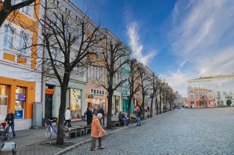 Everyday Life in the Streets. Leszno, Poland Editorial Stock Photo ...