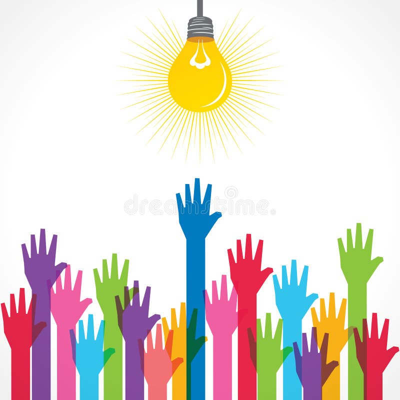 Everyone Wants Energy Concept Stock Vector - Illustration of high, lamp ...