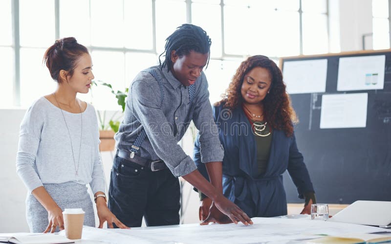 Everything Looks Good Here. a Team of Professionals Working on ...