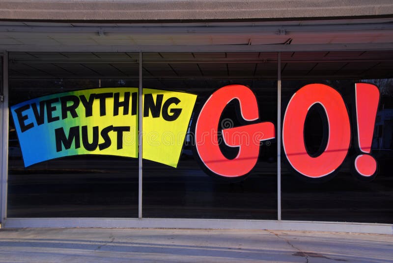 Everything Must Go Sign Stock Photos - Free & Royalty-Free Stock Photos ...