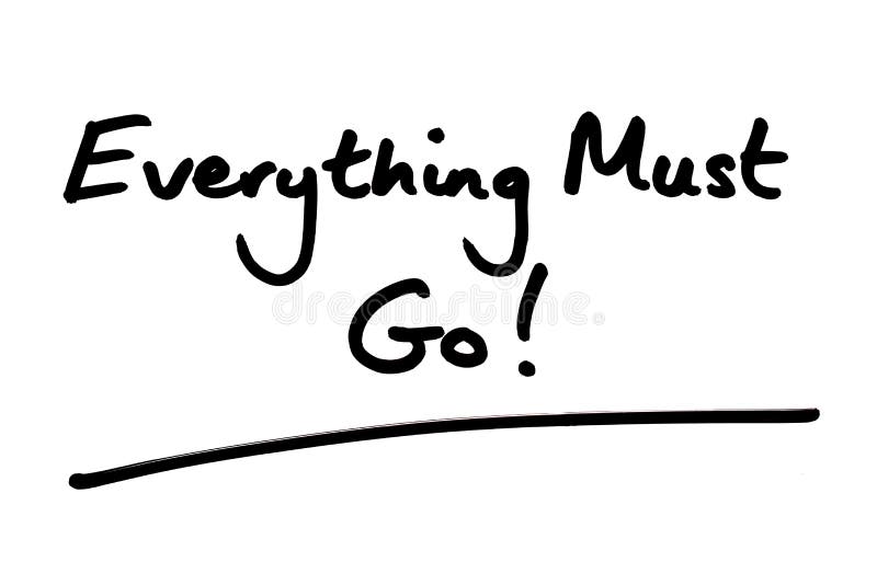Everything Must Go Sale Stock Illustrations – 43 Everything Must Go ...