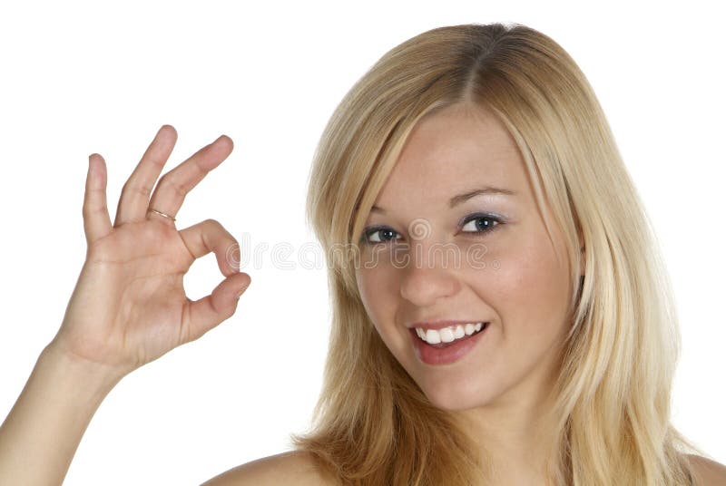 Everything ok stock image. Image of face, lady, nonchalant - 2727813