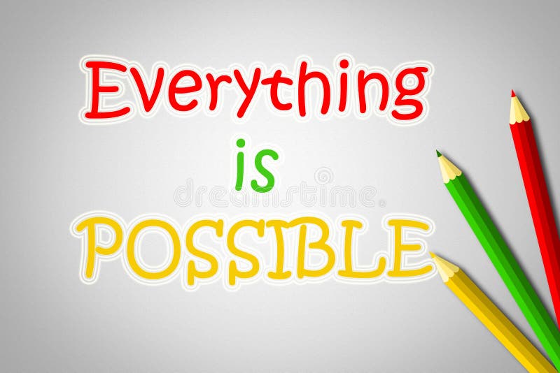 Motivational Quote Concept stock illustration. Illustration of ...