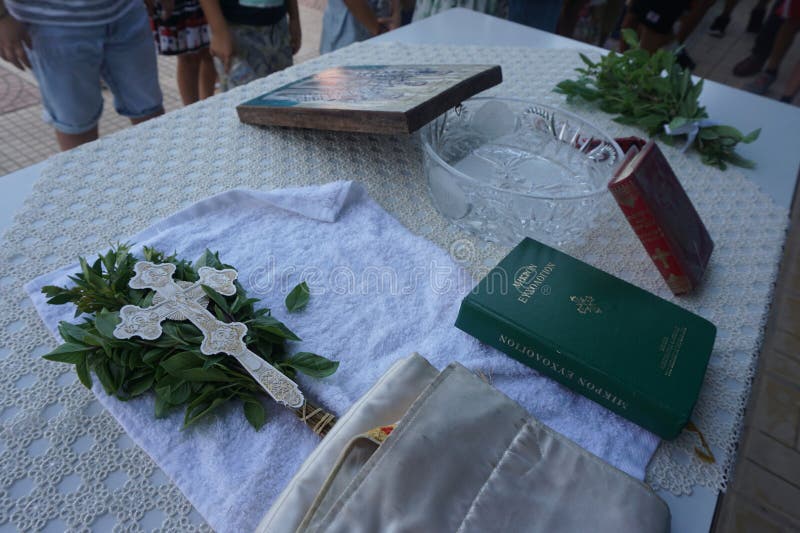 Everything Ready on the Table for the Consecration To Begin on the ...