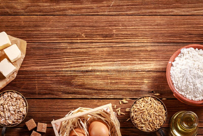 Everything You Need for a Great Baking Stock Photo - Image of food ...