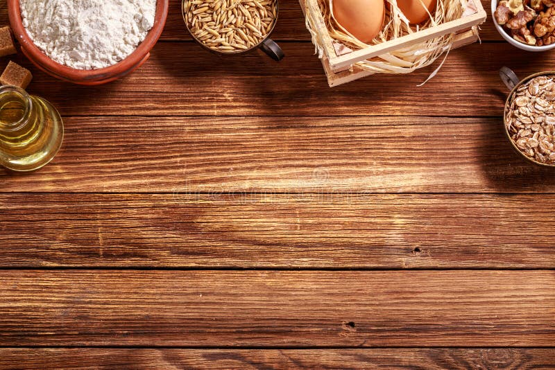 Everything You Need for a Great Baking Stock Image - Image of ...