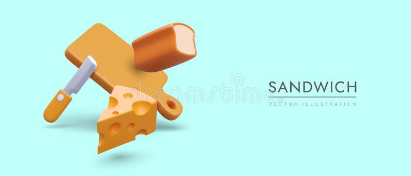 Everything You Need To Make Sandwich Stock Illustrations – 3 Everything ...