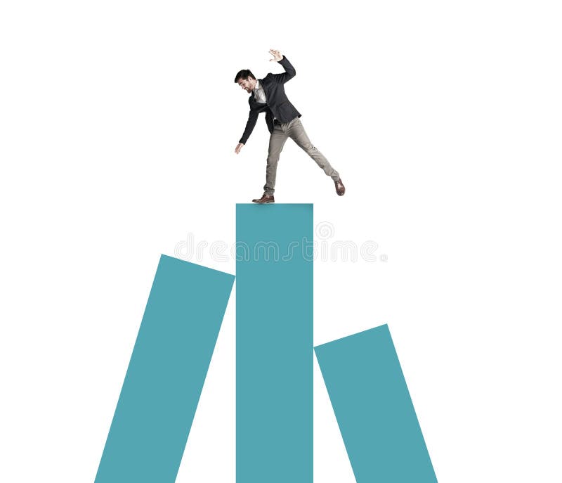 When Everything Youve Built is on the Brink of Collapse. a Businessman ...