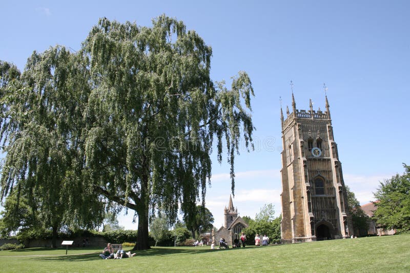 Evesham Abbey in Worcestershire, UK Editorial Stock Image - Image of ...
