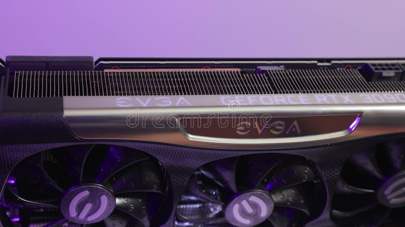 EVGA Geforce RTX 3090 Nvidia GPU Display Editorial Image - Image of ...