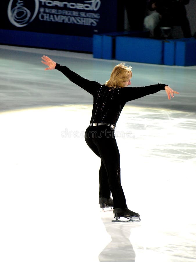 Evgeni Plushenko editorial stock photo. Image of skate - 18245293