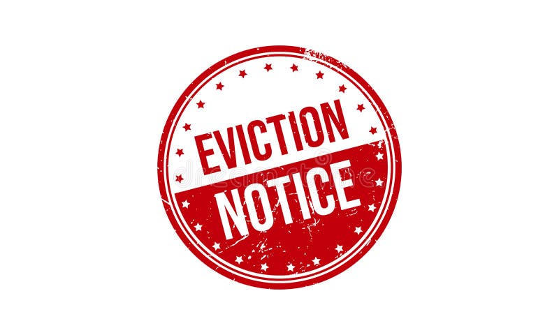 Eviction Notice Rubber Stamp Seal Vector Stock Illustration ...