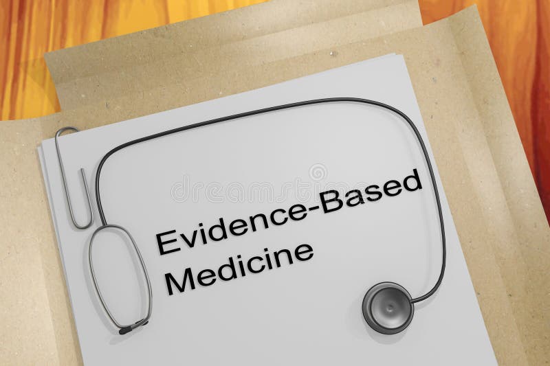 Evidence-Based Medicine Concept Stock Illustration - Illustration of ...