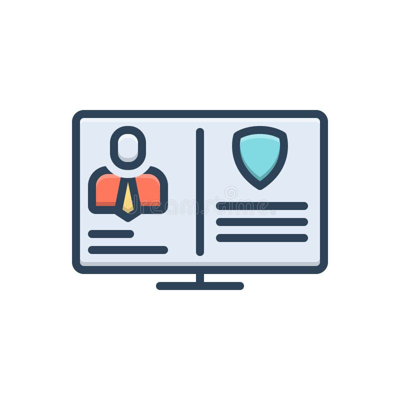 Color Illustration Icon for Evidence, Clue and Witness Stock Vector ...