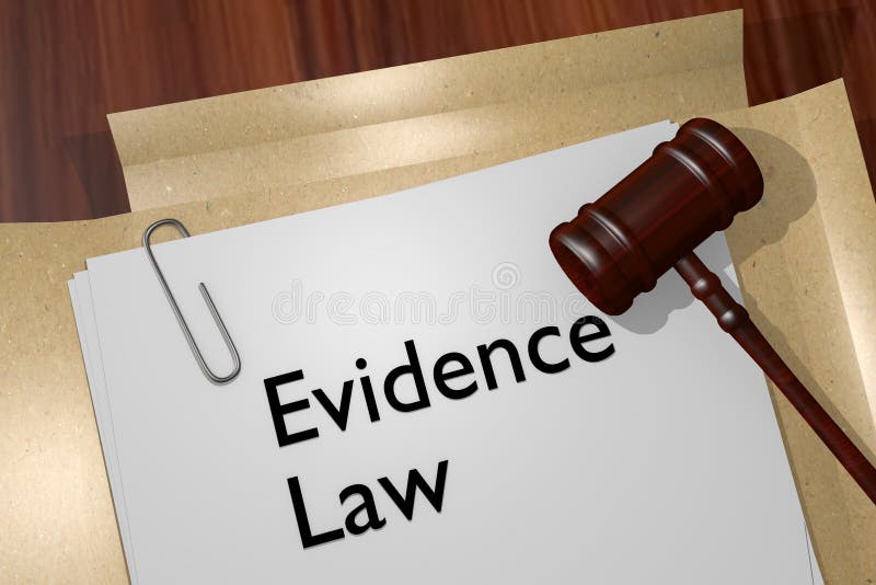 Evidence Law concept stock illustration. Illustration of system - 302731910