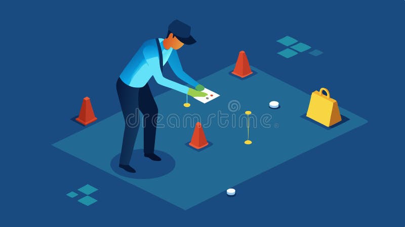 Evidence Marker Placement a Team Member Digitally Placing Evidence ...