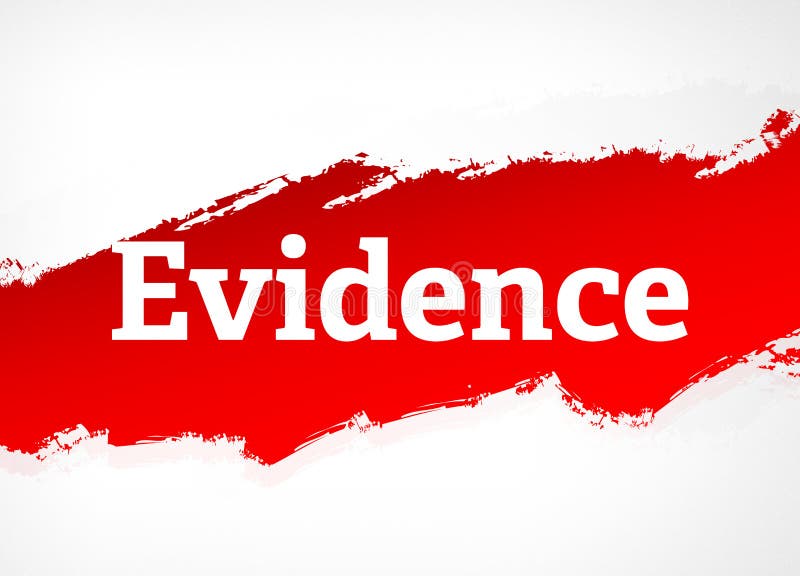 Evidence Red Brush Abstract Background Illustration Stock Illustration ...