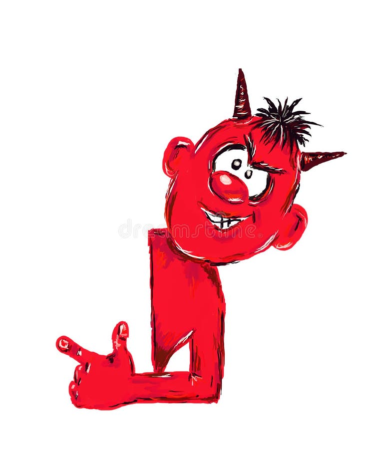 Heavy Metal Devil stock vector. Illustration of evil - 20557272