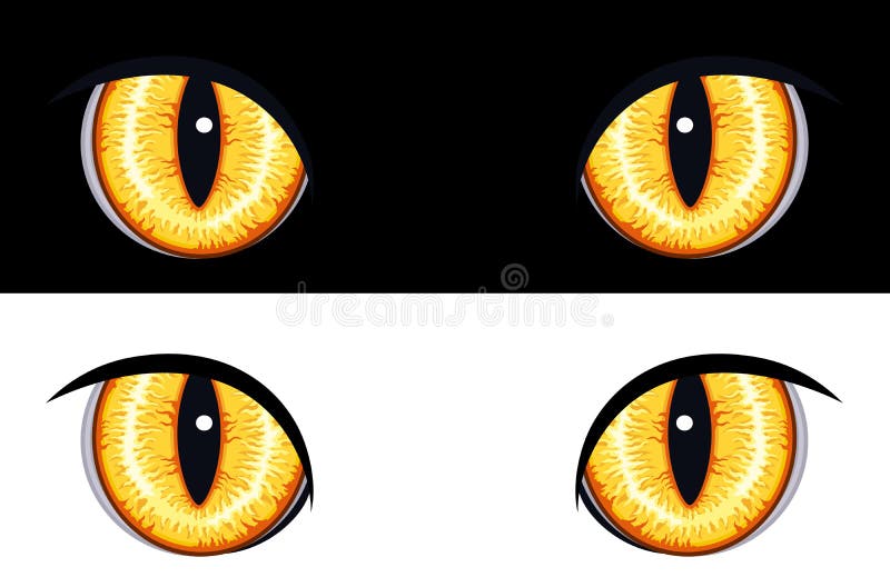 Snake eyes vector stock vector. Illustration of demon - 24201952