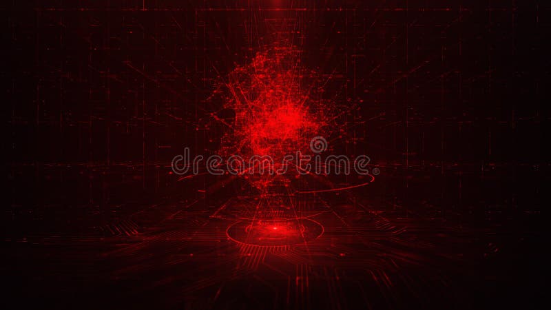 Evil Artificial Intelligence AI Concept Stock Image - Image of ...