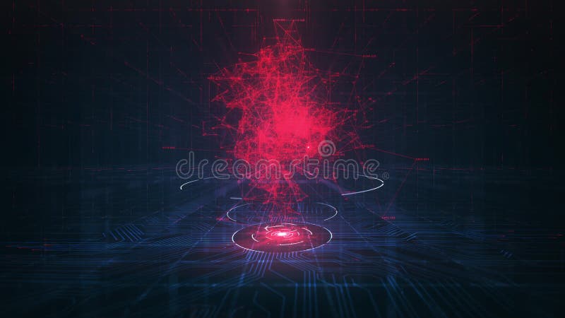 Evil Artificial Intelligence AI Concept Stock Footage - Video of ...