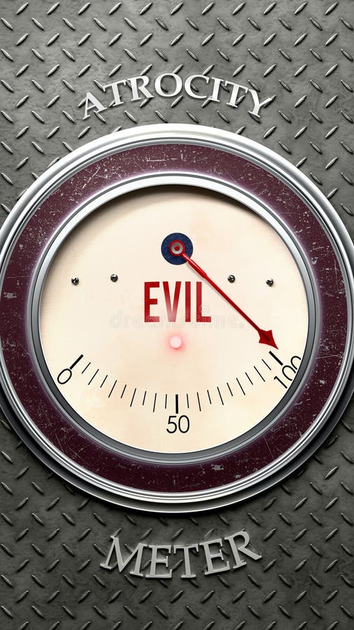 Evil and Atrocity that is Hitting a Full Scale, Showing a Very High ...