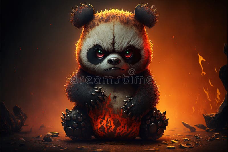 Evil Panda Cartoon