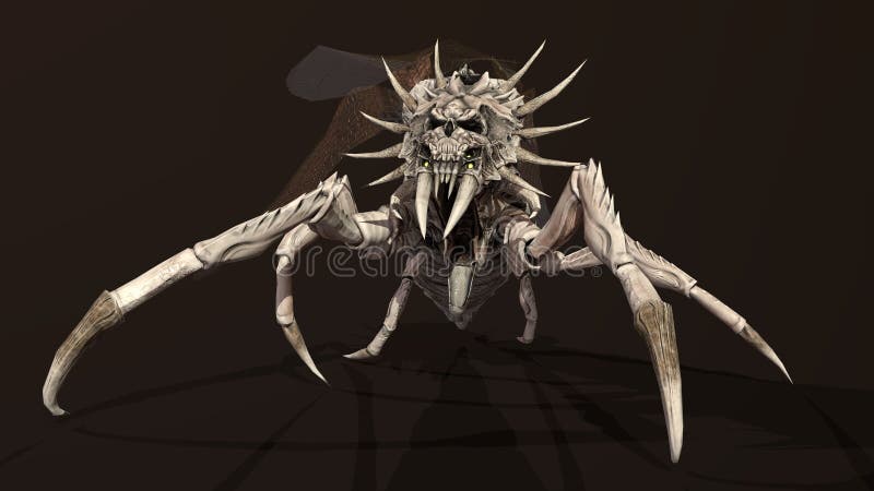 The evil bug 3d render stock illustration. Illustration of black ...