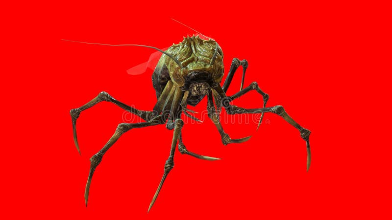 The evil bug 3d render stock illustration. Illustration of isolated ...