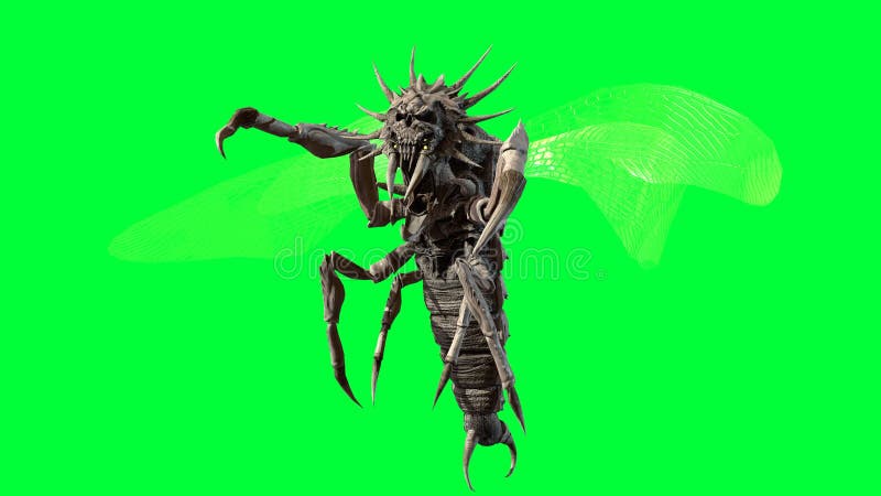 The evil bug 3d render stock illustration. Illustration of wildlife ...
