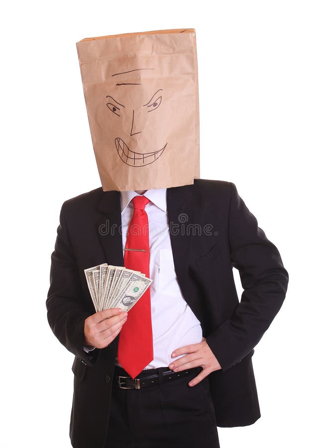 Evil man stock photo. Image of displeased, disguise, gangster - 30474516