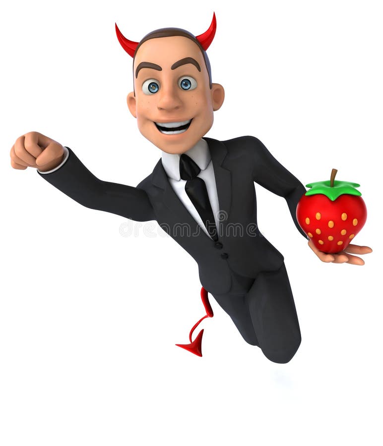 Evil businessman stock illustration. Illustration of confident - 117620943