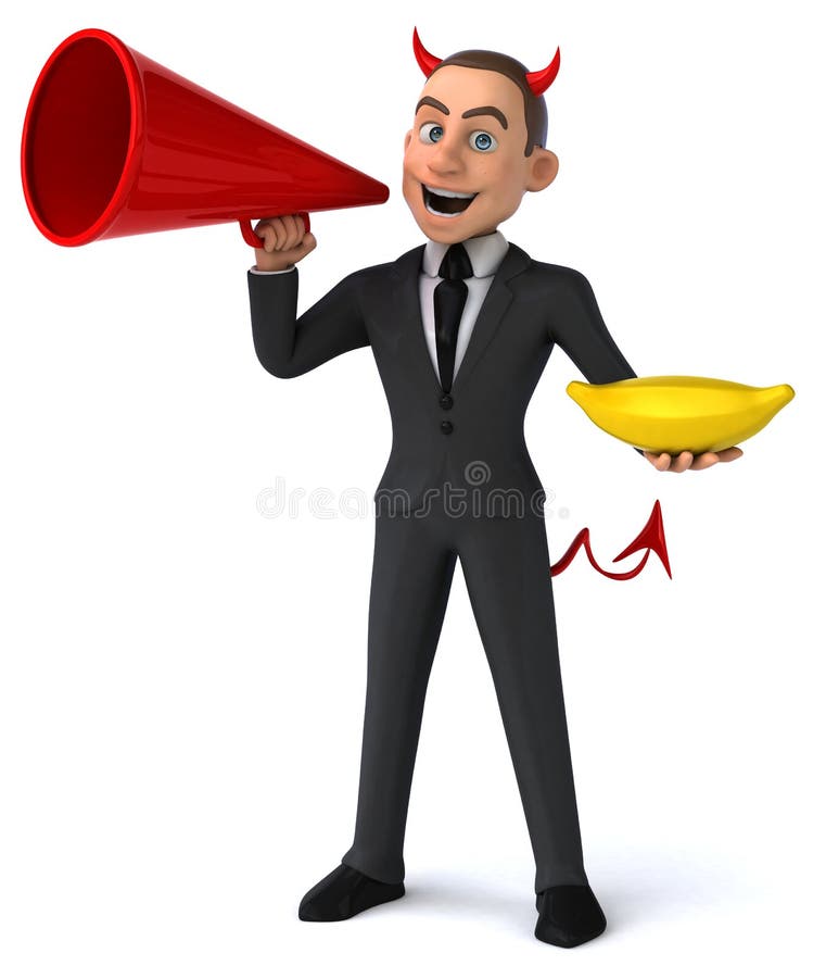 Evil businessman stock illustration. Illustration of success - 59067080