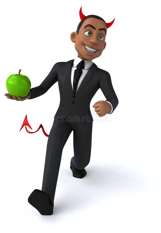 Evil businessman stock illustration. Illustration of work - 66870068