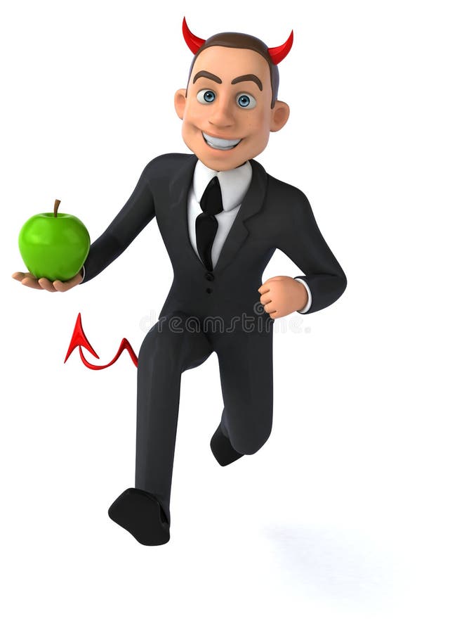 Evil businessman stock illustration. Illustration of success - 68826847