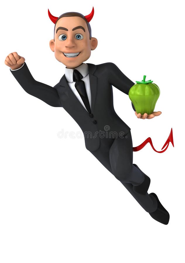 Evil businessman stock illustration. Illustration of increase - 32728886