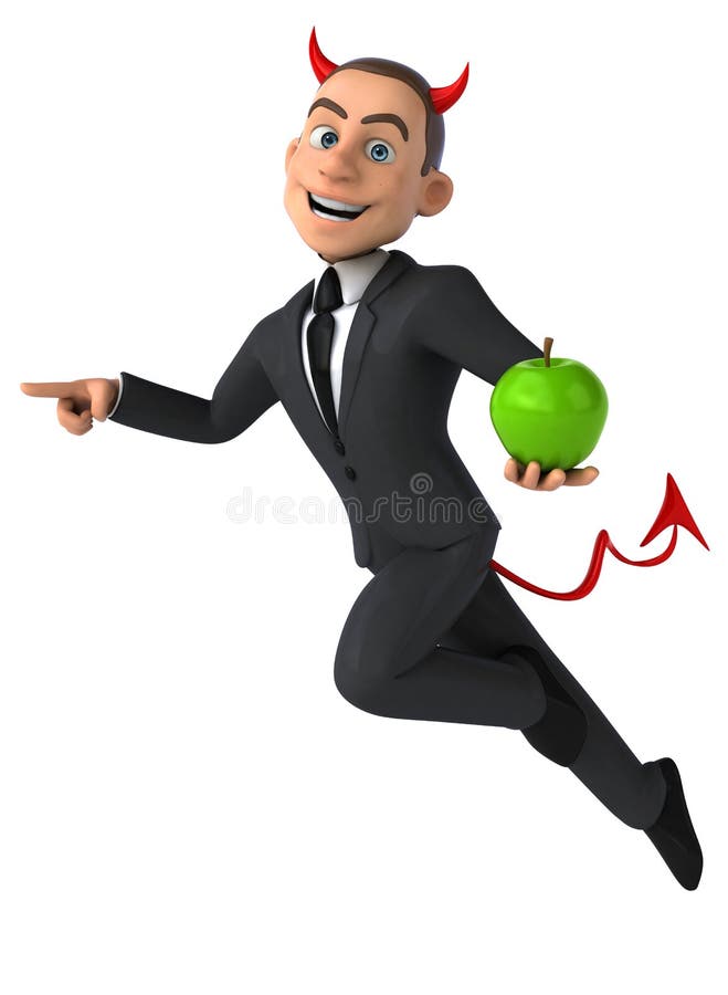 Evil businessman stock illustration. Illustration of businessman - 77719700