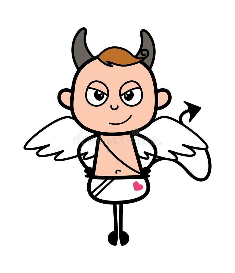 Evil Cupid Drawing