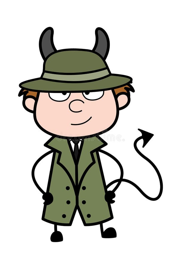 Cartoon Evil Spy Stock Illustrations – 230 Cartoon Evil Spy Stock ...